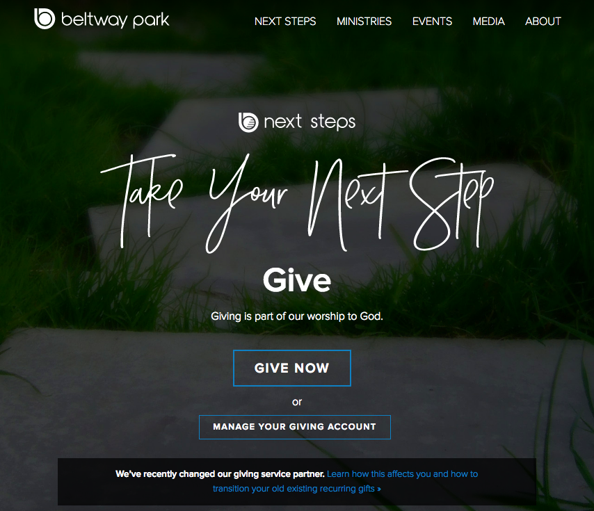 Sample Transition Website Layout 🖥 – Giving Help Desk
