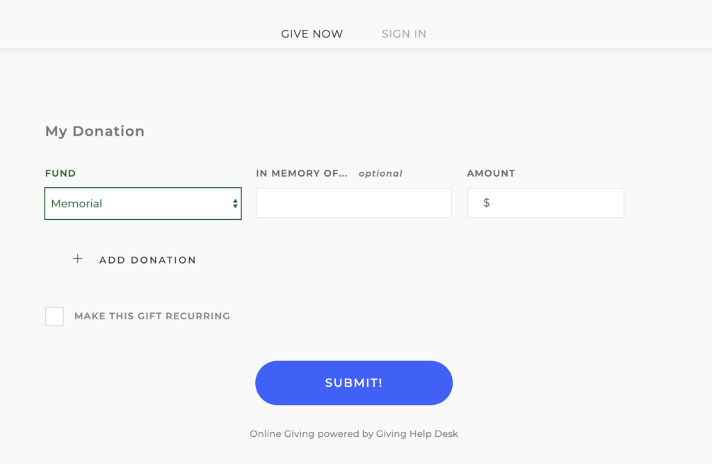 How To Add A Note Comment Or Memo To A Fund Giving Help Desk